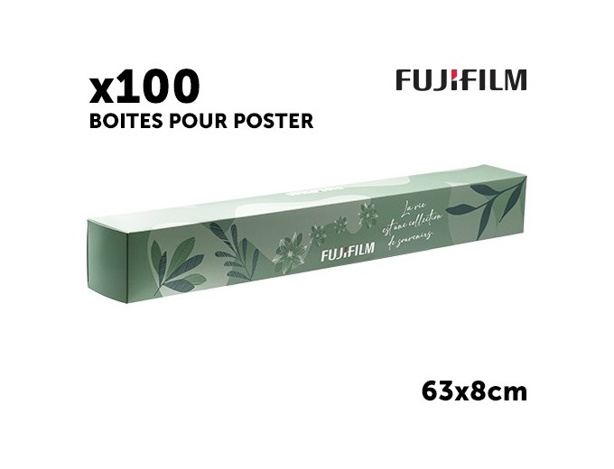 FUJI 100 x Tubes pour Poster 63 x 8 cm a monter